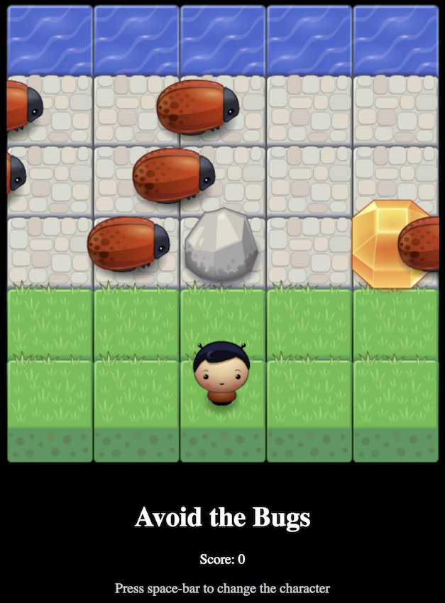 GitHub - IyiKuyoro/Arcade-Game: A simple arcade game from the Udacity front-end nano degree course
